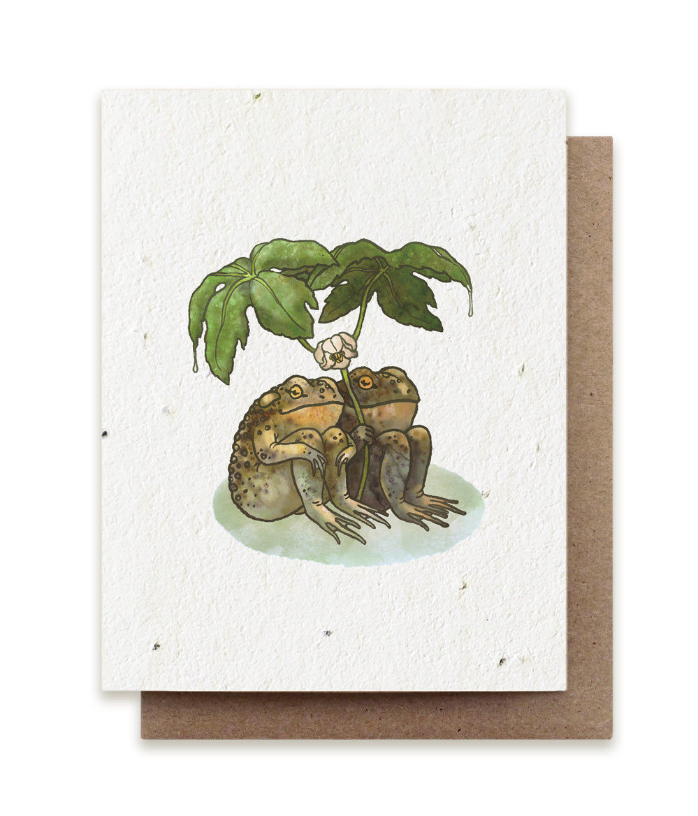 Two Toads Card – Diameter Plants